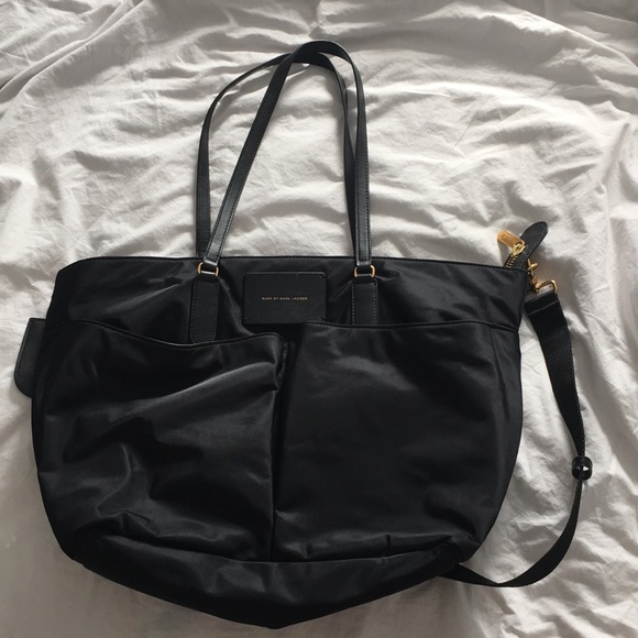Marc By Marc Jacobs | Bags | Marc By Marc Jacobs Black Diaper Bag ...